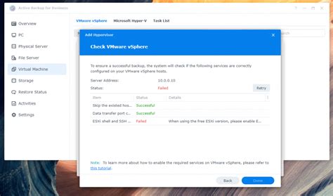 How To Backing Up VMware ESXI With Synology Active Backup For Business Jarrod S Tech