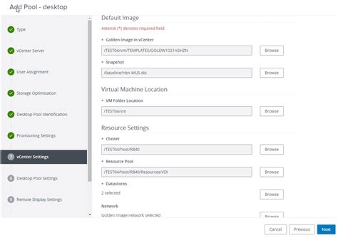Deploy A Horizon Desktop Pool Vdi Implementation Guide—vdi With