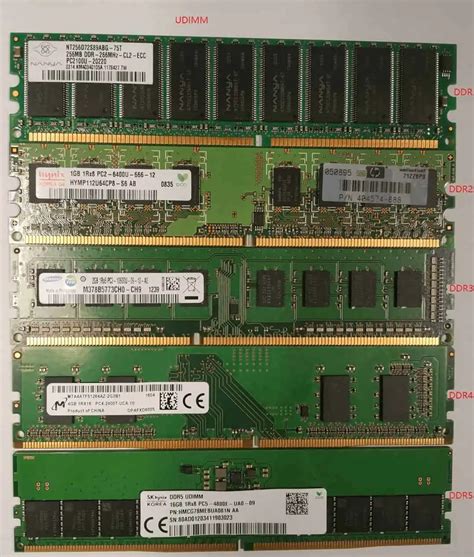 how to physically distinguish memory modules by voltage