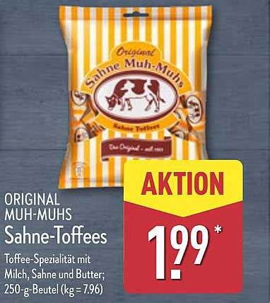 Sahne Toffees Angebot Bei Aldi Nord Prospektgurude