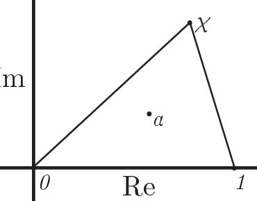 This figure shows the triangle referred to by the function T χ α Download Scientific