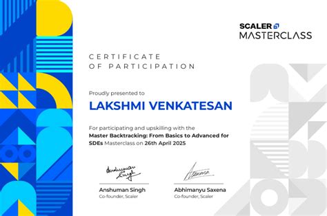 Certificate Master Backtracking From Basics To Advanced For Sdes