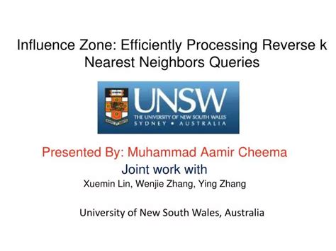 ppt influence zone efficiently processing reverse k nearest