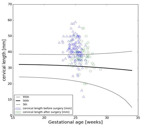 Overview Of Cervical Length Measurements Before And After Surgery On Download Scientific