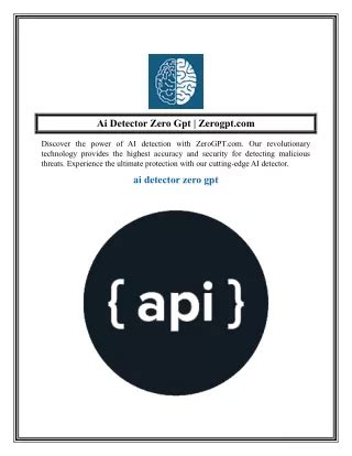 PPT Zero Gpt Content Detector Zerogpt Com PowerPoint Presentation Free Download ID