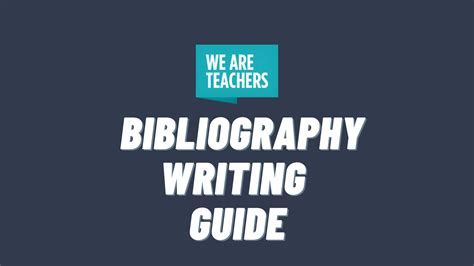 How To Write A Bibliography Three Styles Plus Examples Universal