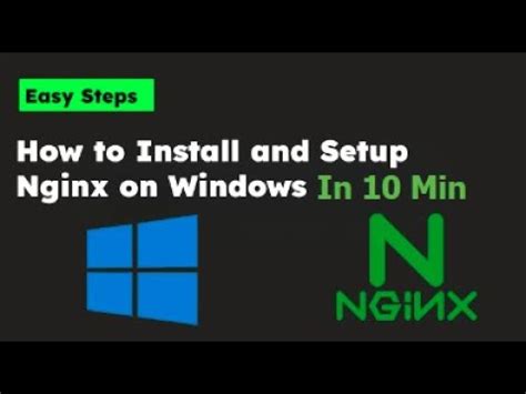 Install Configure NGINX On Windows Steps Of NGINX Setup Windows Configure App In NGINX