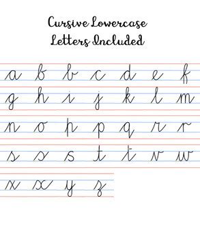 Cursive Handwriting Formation Gifs Powerpoint By KJTeaches TPT