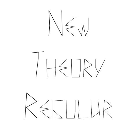 New Theory Regular Font Free Fonts On Creazilla Creazilla