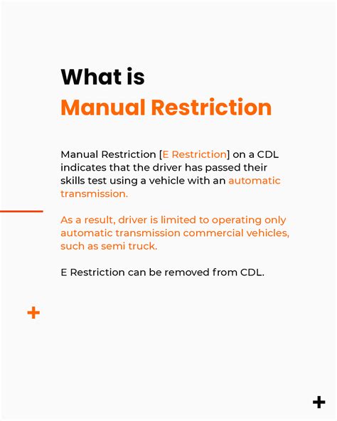 How To Get Manual Restriction Off Cdl • The Truck How