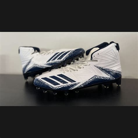 Size 13 Adidas Freak X Carbon Mid Football Cleats Whiteblue B39418 New