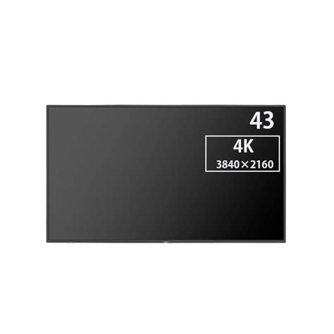 lcd ma431 nec パブリック液晶ディスプレイ ハイエンドモデル multisync 43型 4k対応の通販【法人オフィス家具のオフィネット】