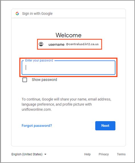 Reset Uniflow Identitypin Cusd Help Center
