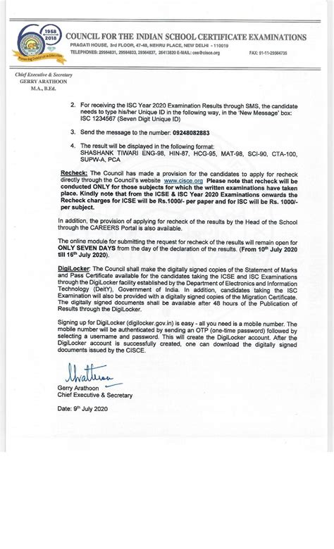 ICSE ISC Result To Be DECLARED TOMORROW At Pm Know How To Check CISCE Th Th Results