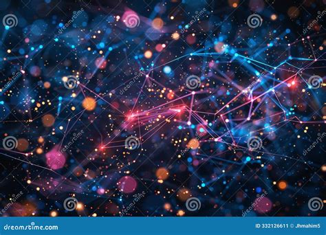 Exploring The Depths Of Data A Magnifying Glass Illuminates A World Of