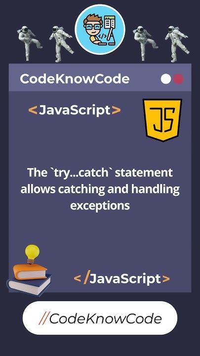 30 Second Crash Course Javascript Error Handling Trycatch Youtube