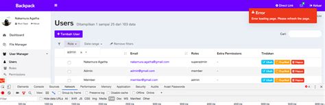 filter error 500 · issue 1846 · laravel backpack crud · github