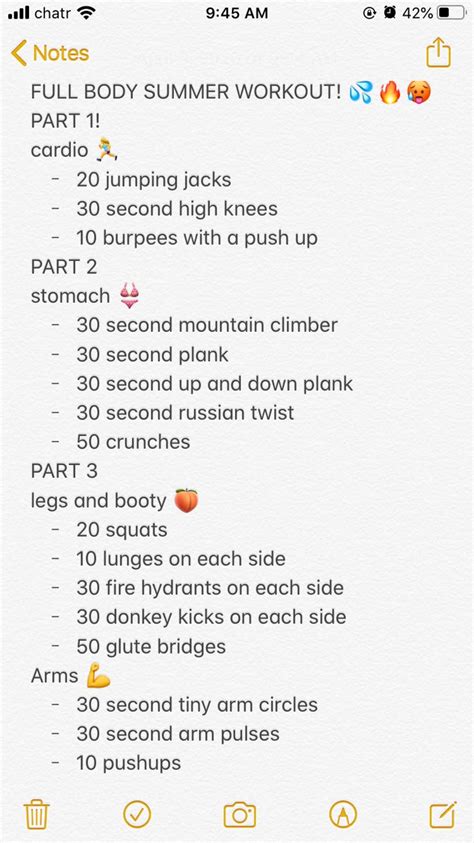 Summer Body Workout Summer Body Workout Plan Summer Body Workouts
