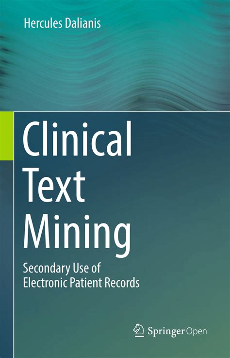 Pdf Clinical Text Mining