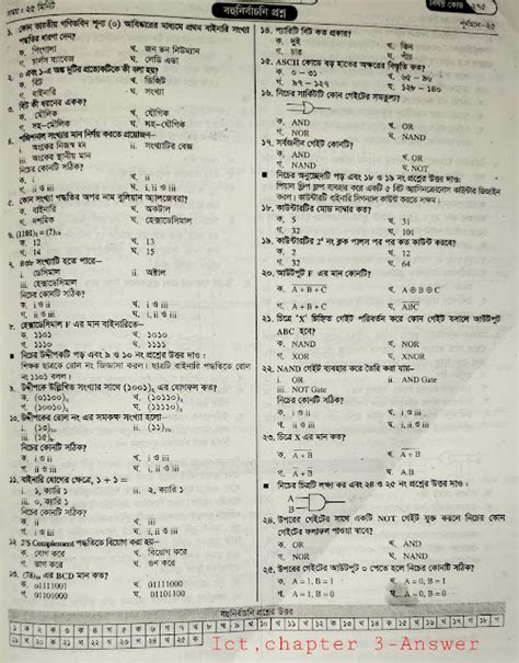 hsc 1 ict chapter 3 answer