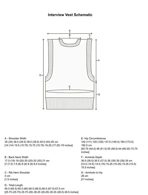 Knitting Pattern Interview Vest Etsy