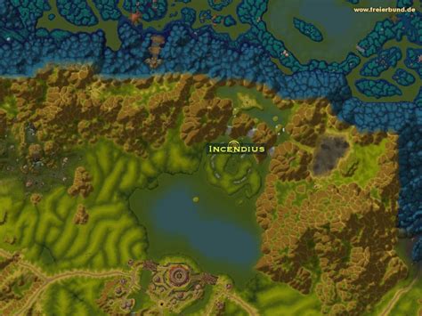 Incendius Monster Map And Guide Freier Bund World Of Warcraft