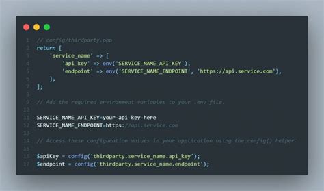 Muhammad Waqas On Linkedin Laravel Configuration Thirdparty