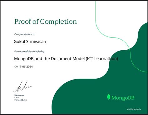 Gokul Srinivasan Prabu On Linkedin Mongodb Datamodeling Nosql