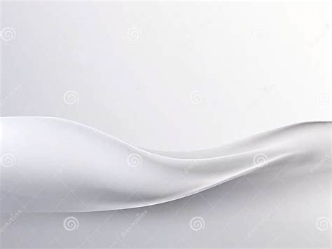 Soft Abstract White Background With Flowing Wave Pattern  Stock Illustration Illustration