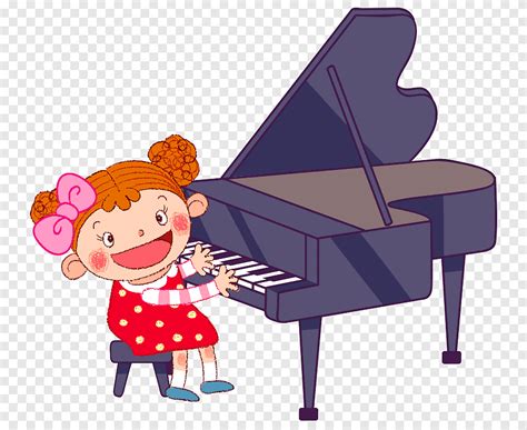 무료 다운로드 아이 피아노 베이비 게임 만화 일러스트 레이 션 손으로 그린 만화 귀여운 소녀 피아노 연주 수채화 그림 보라색 Png Pngegg