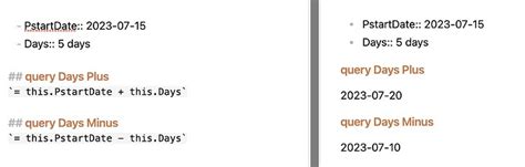 Add Number Of Days To Date In Dataviewjs Help Obsidian Forum