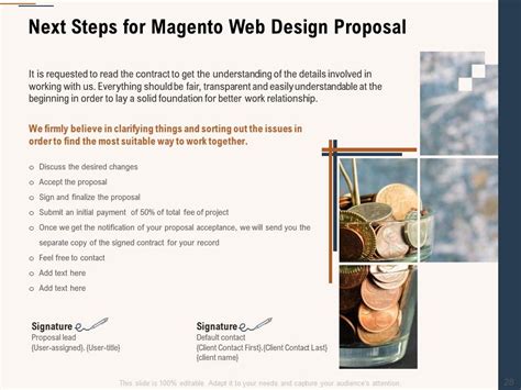 magento web design proposal powerpoint presentation slides