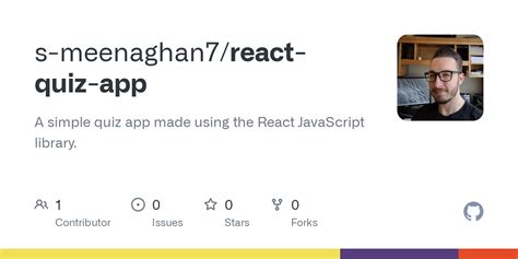 GitHub S Meenaghan React Quiz App A Simple Quiz App Made Using The React JavaScript Library