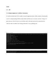 CS 305 5 2 Docx SNHU CS 305 5 2 Coding Assignment Certificate Generation A Certificate