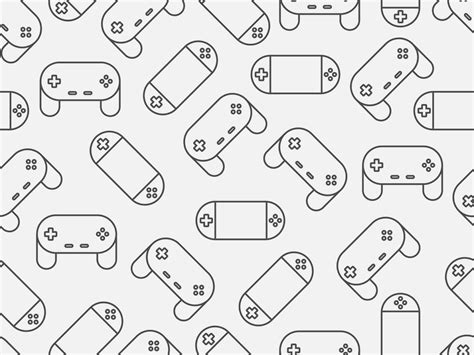 Gamepad Video Game Controller Background 34885794 Vector Art At Vecteezy