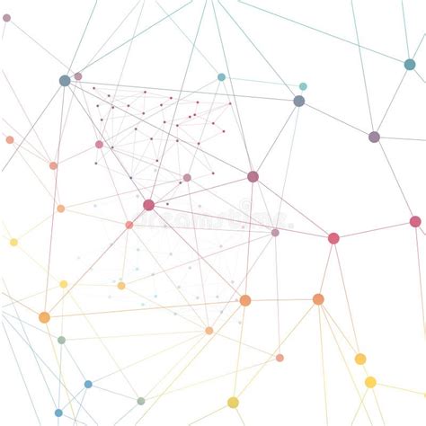 Vector Network Background Abstract Polygon Stock Vector Illustration Of Communication