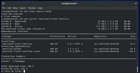 nothing provides nautilus python needed by owncloud client nautilus