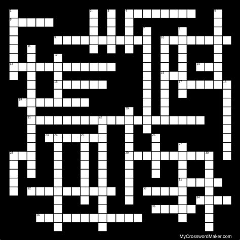 Cell Structure And Function Crossword Puzzle