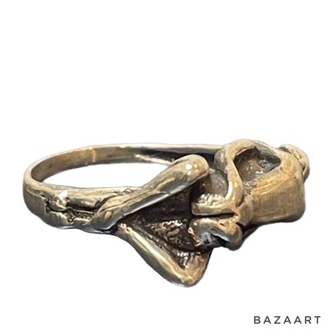 60 S Dead Stock Sex Motif Silver Ring 正常位 18号 Now Or Never