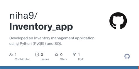 Github Niha9inventoryapp Developed An Inventory Management