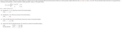 Solved Introducing A Third Parameter γ Called A Threshold