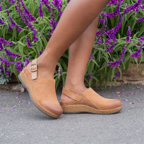 Merrin Tan Burnished Suede Dansko