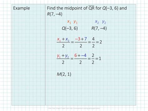 23 Distance And Midpoint Formulas Ppt