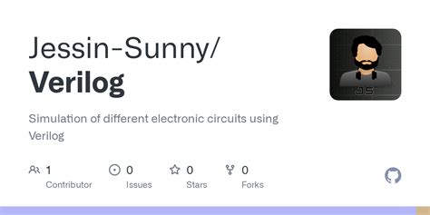 Github Jessin Sunnyverilog Simulation Of Different Electronic Circuits Using Verilog