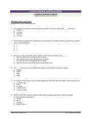 Chapter Microsoft Excel Part Pdf CC OFFICE APPLICATION Chapter Reinforcement Chapter