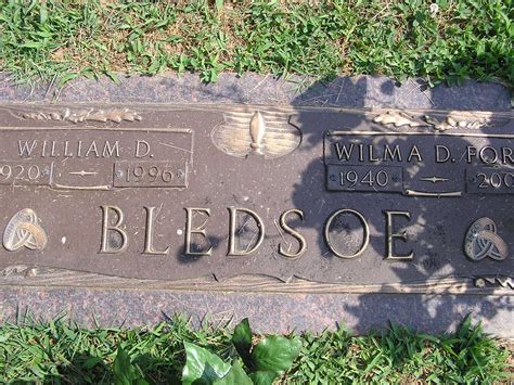 Wilma Dean Ford Bledsoe 1940 2000 Find A Grave Memorial