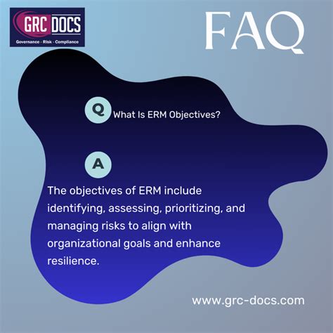 What Is Erm Objectives Governance Risk And Compliance Docs