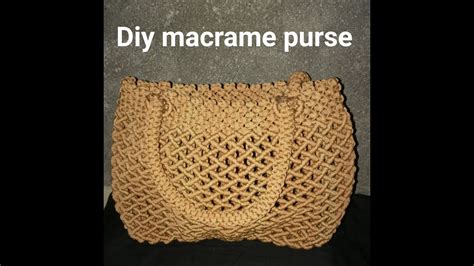 How To Make Macrame Purse Design 5 YouTube