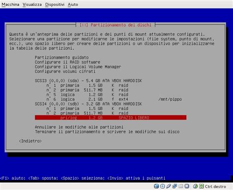 Installare Debian Configurazione Raid Guidedebianizzatiorg