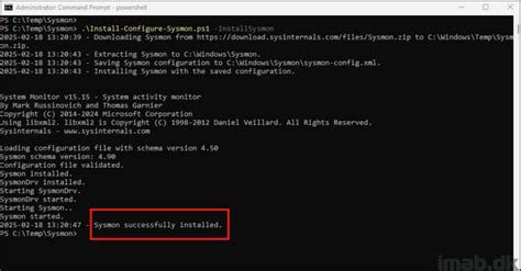 automating sysmon installation and configuration with powershell imab dk
